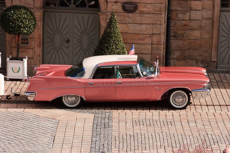 Pink Cadillac stock photo. Image of ancient, handmedowns - 31834858