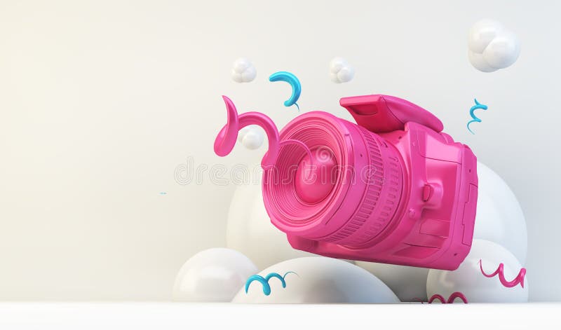 Pink Camera Logo Design. Symbol Dan Icon Vector Template Stock Vector ...