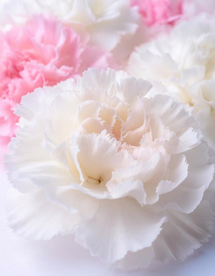 Pink Canations Flower Picture Stock Illustration - Illustration of ...