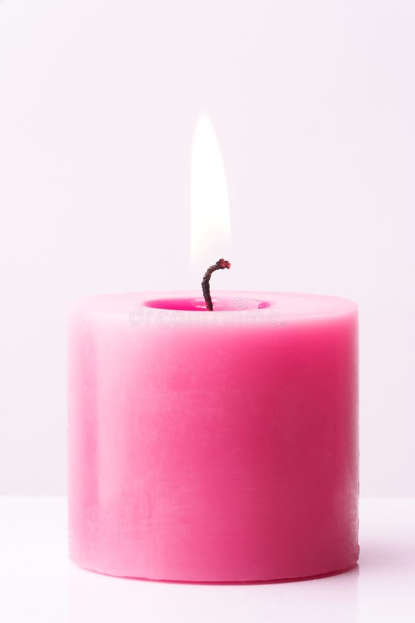 Pink candles stock photo. Image of burgandy, candles, candlestick - 641882