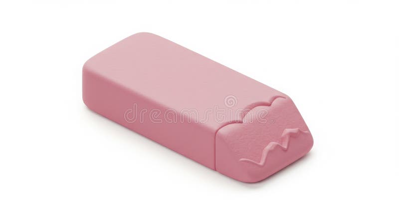 Pink Candy Bar with Textured Surface Against White Background Stock ...