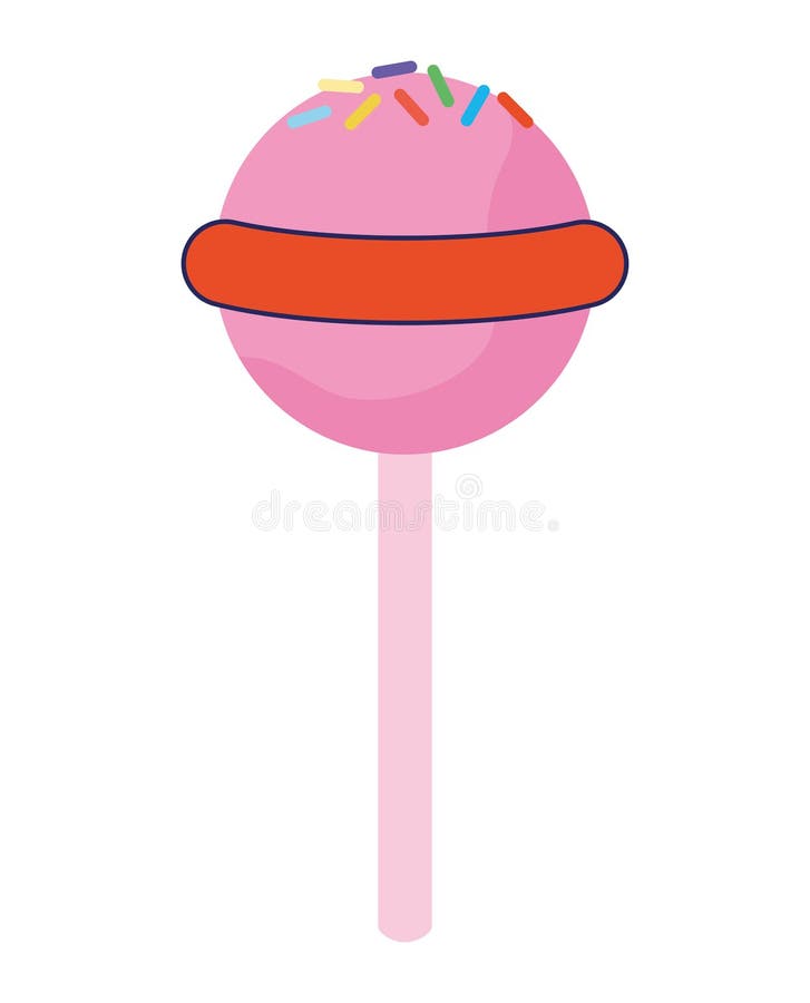 Pink candy design stock illustration. Illustration of candy - 258449510