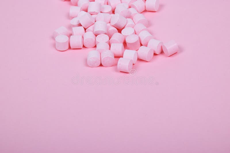 Pink Candy Lollies on a Pink Background Stock Photo - Image of lollies ...