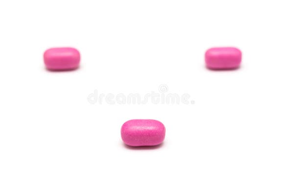 Pink Candy Mints Isolated stock photo. Image of dentist - 37979424