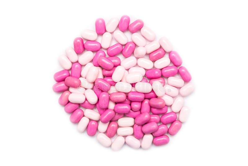 Pink Candy Mints Isolated stock image. Image of fresh - 37979761