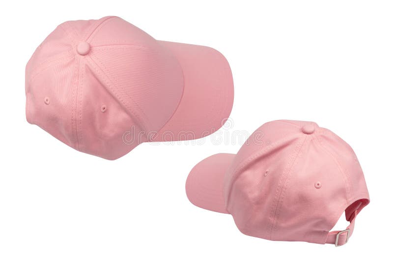 Pink Cap Isolated on White Background Stock Photo - Image of clean ...