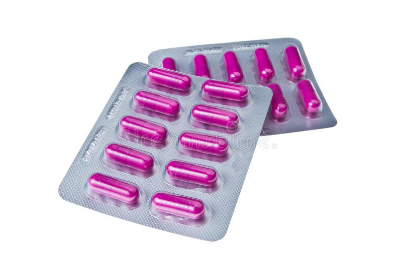 Pink capsule stock image. Image of package, medical, drug - 22690379