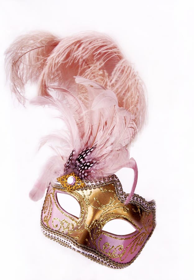 Pink carnival mask stock image. Image of masque, italy - 76278093