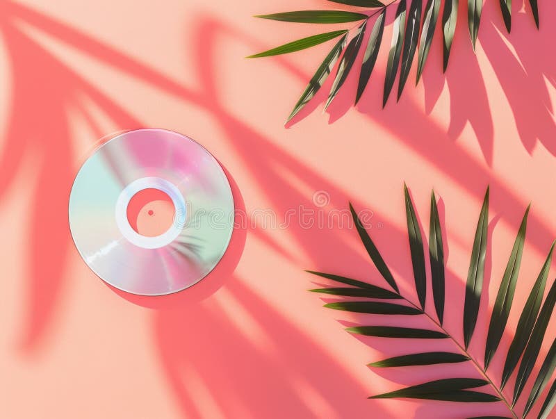 Pink CD stock photo. Image of gadget, music, device - 371916492