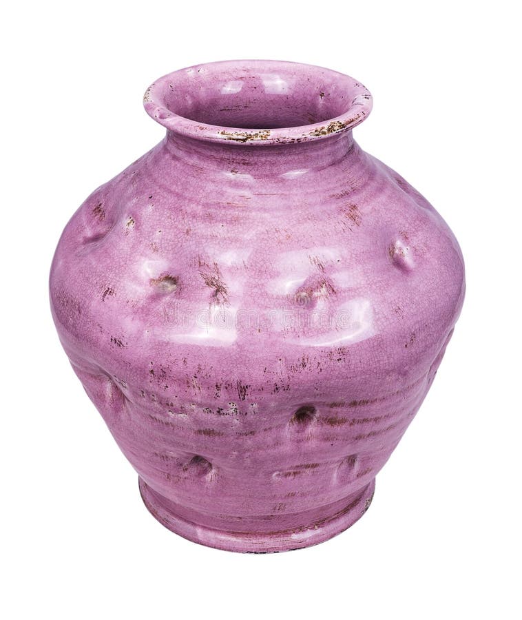 Pink ceramic vase stock image. Image of decoration, fragile - 61927581
