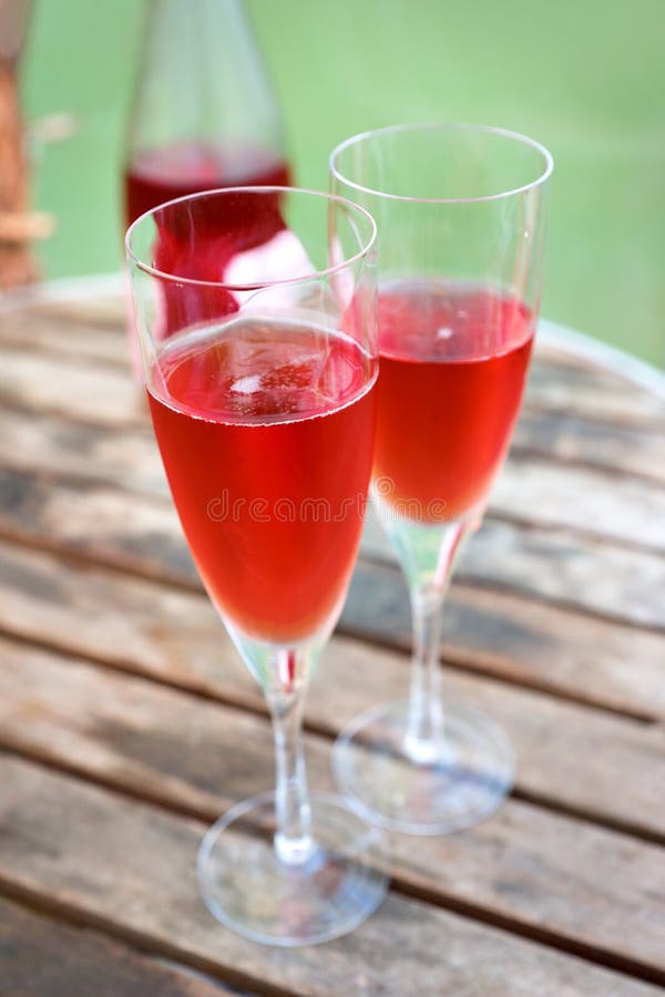 Pink champagne stock photo. Image of glass, refreshing - 31533412