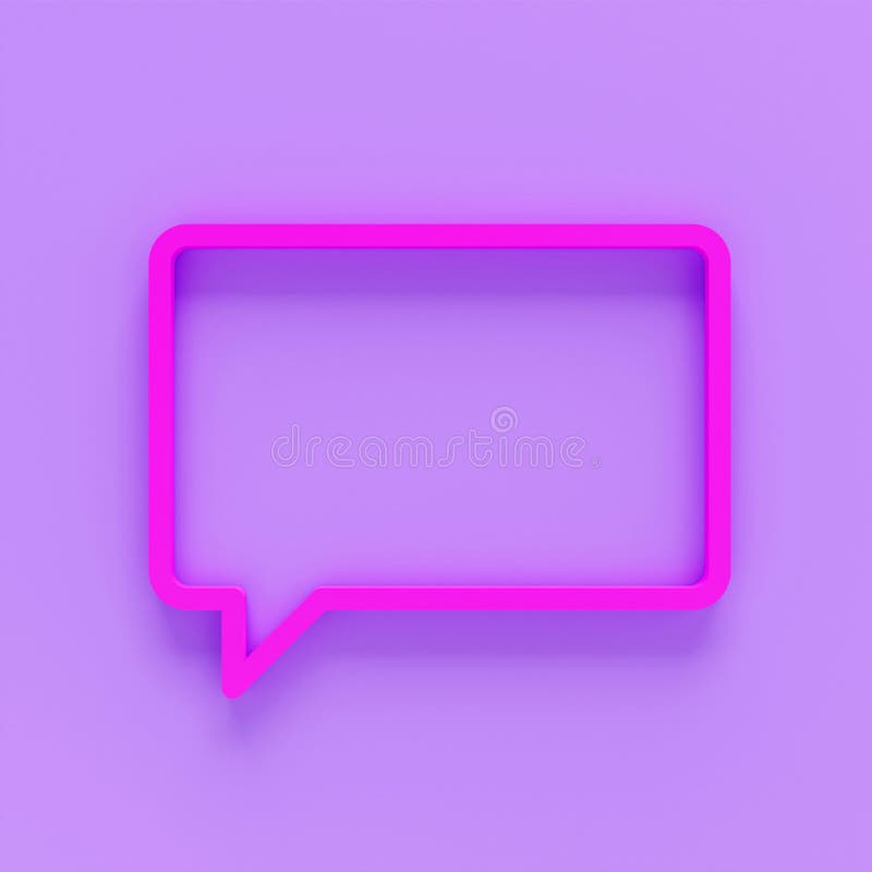 Pink Chat Icon Isolated on Pink Background. Speech Bubbles Symbol ...