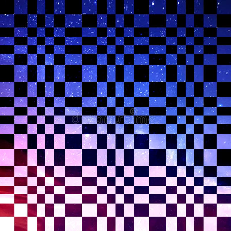 Blue Shades Checkerboard Abstract Background Illustration Stock ...
