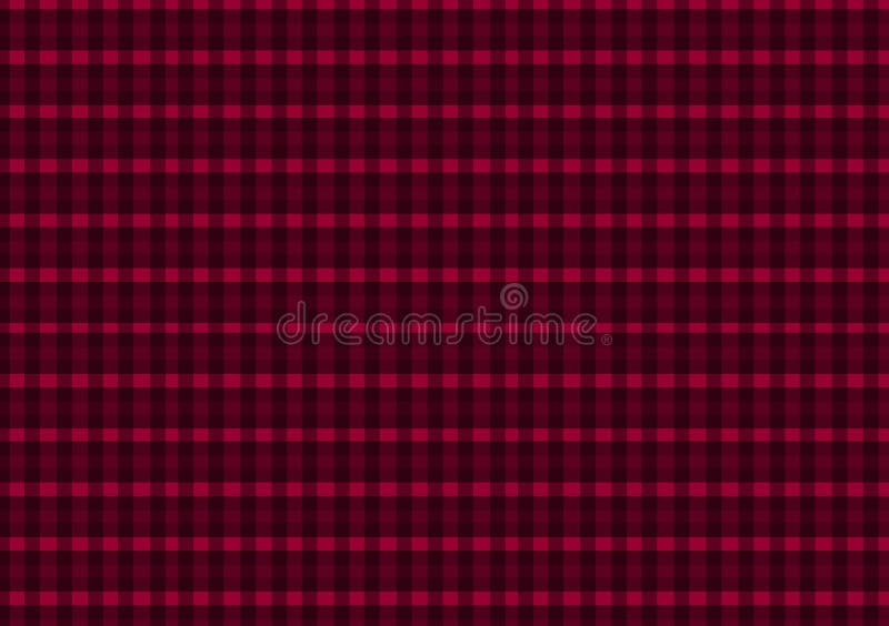 Pink Checkered Pattern Print Design Stock Illustration - Illustration ...