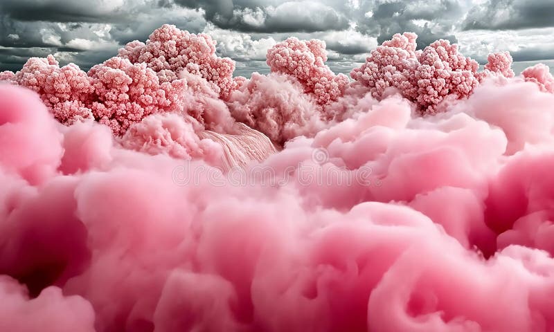 Pink chemical cloudscape stock video. Video of heavy - 370705221