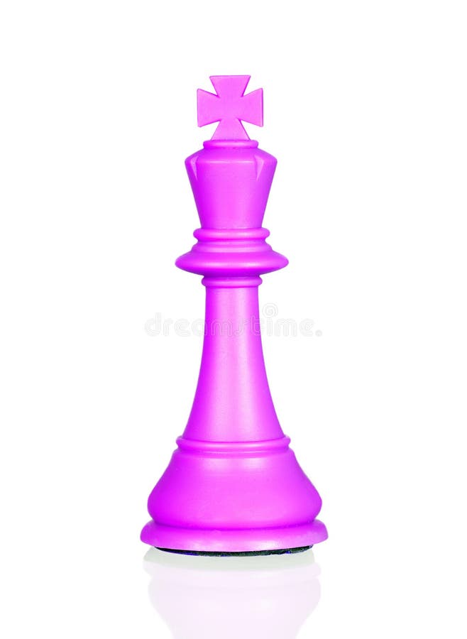Gold Chess Piece Stand in a Row Isolated on White Background King ...