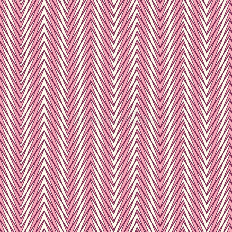 Pink Chevron Polka Dot Heart Shape Pattern Stock Vector - Illustration ...