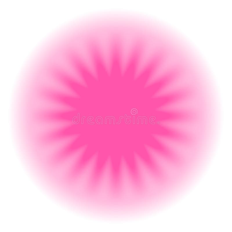 Pink Circle Shape Label for Website Graphics Stock Illustration ...