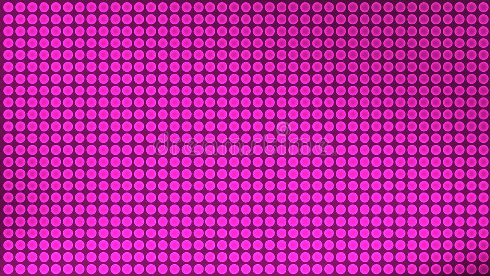 Pink Circles Arranged in Rows and Columns Gradient Effect Stock ...