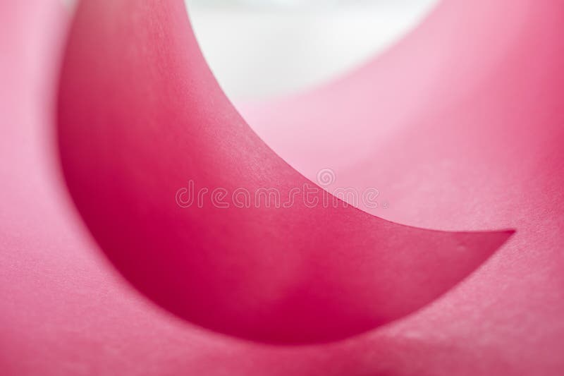 Pink Circles Create Abstract Paper Art Stock Image - Image of color ...