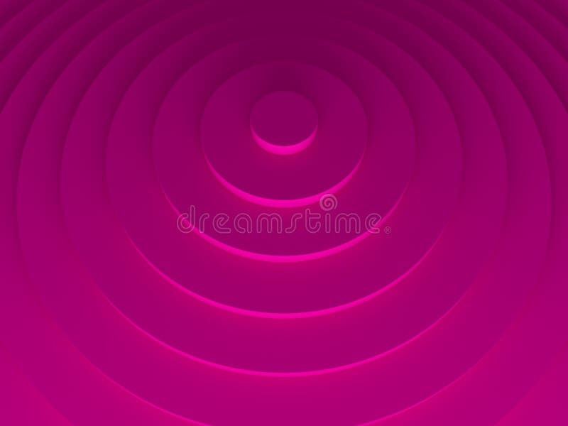 Pink Circular Abstract Pattern for Stock Illustration - Illustration of ...