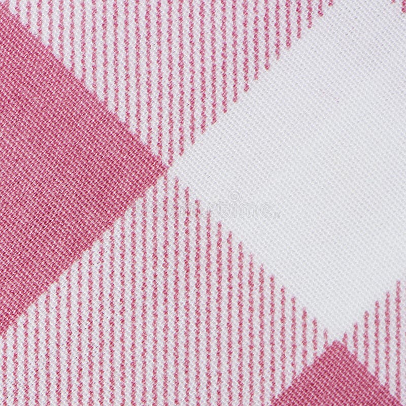 Pink Classic Checkered Fabric. Stock Photo - Image of cotton, classic ...