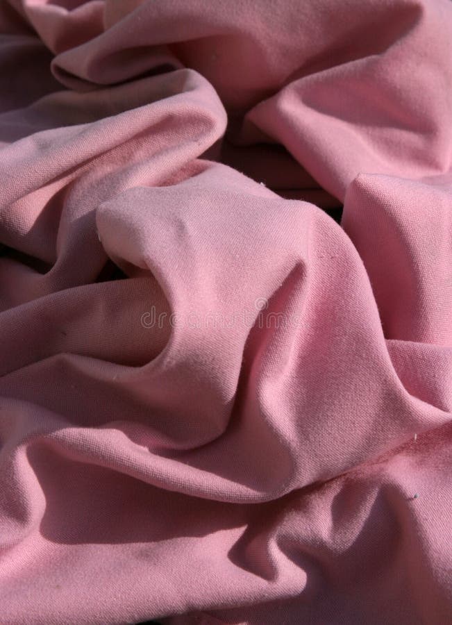 Pink wrinkled silk fabric stock image. Image of slippery - 486339