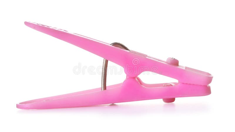 Pink Clothespin stock photo. Image of hang, laundry, color - 35378120