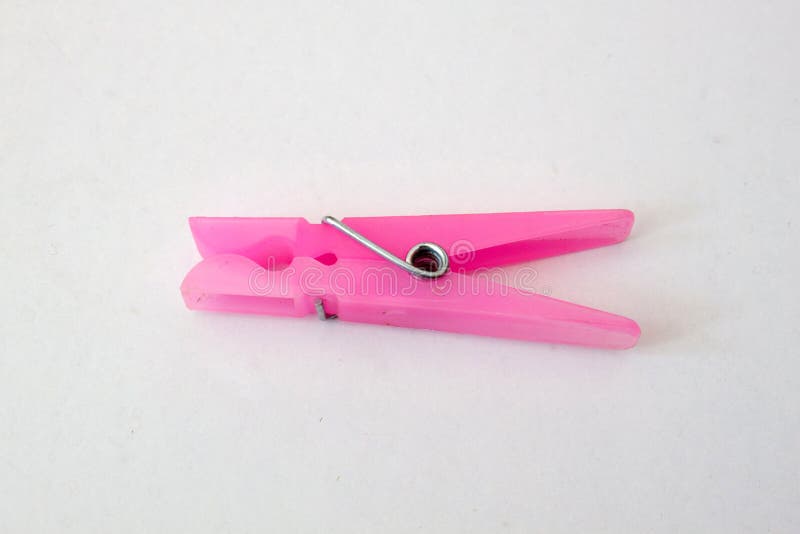 Pink Clothespin stock photo. Image of hang, laundry, color - 35378120