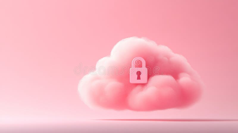 Pink Cloud Lock Symbolizing Data Security Stock Photos - Free & Royalty-Free Stock Photos from ...