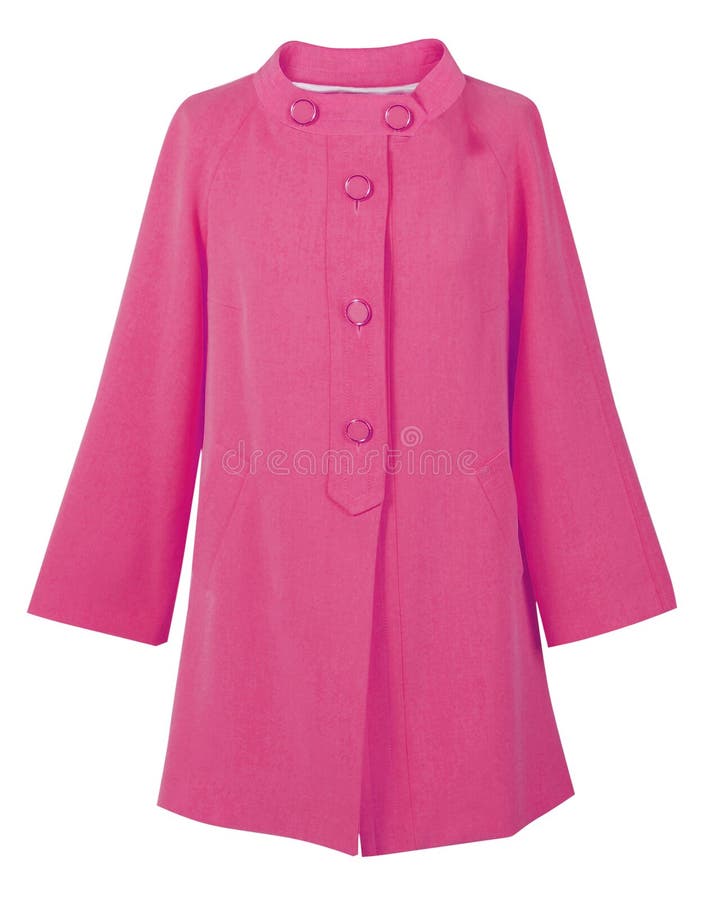 Pink coat stock image. Image of fashion, closeup, beauty - 44003247