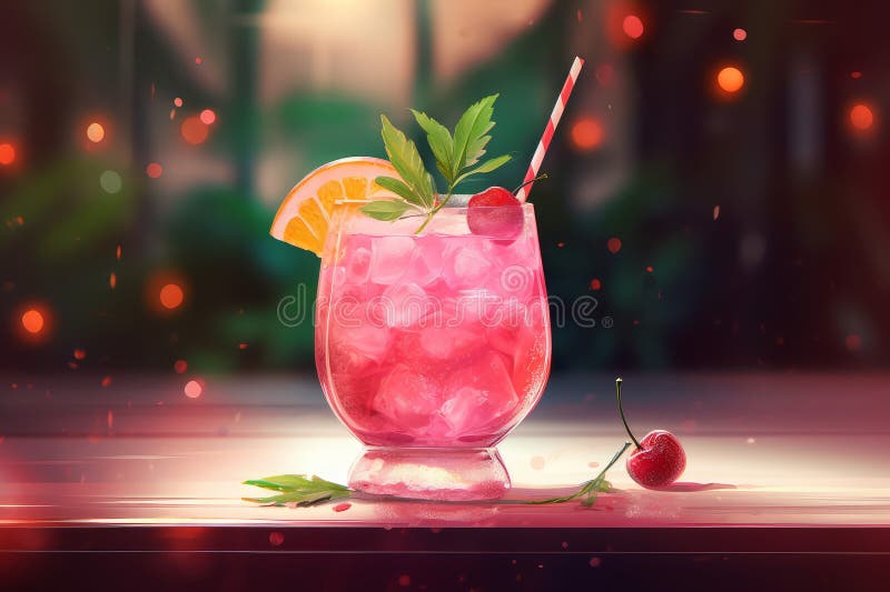 Pink Cocktail Ai Stock Illustrations – 4,553 Pink Cocktail Ai Stock ...