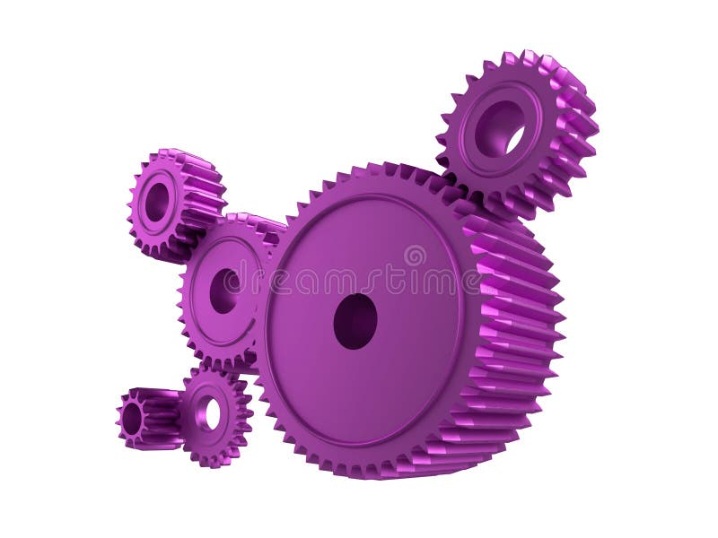 3d cogs stock illustration. Illustration of color, circle - 14071235