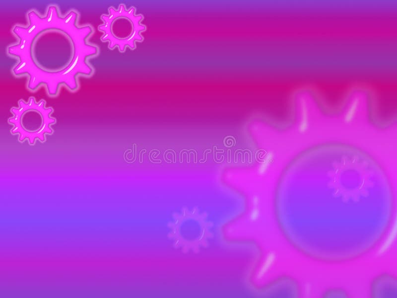Pink Cogs Template Picture. Image: 6662277