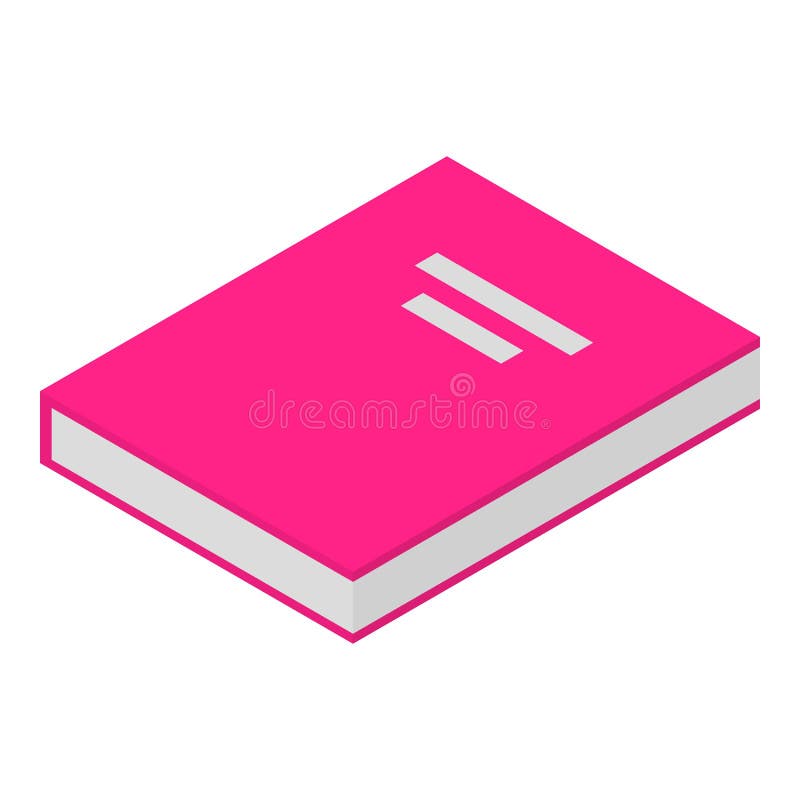 Pink Book Icon, Cartoon Style Stock Vector - Illustration of dictionary ...