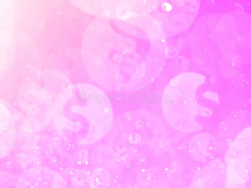 Pink Color Dollar Bokeh Background and Texture Stock Image - Image of ...