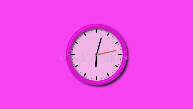 Pink Color 3d Rotated Standing Earth Animation Pink Dark Back Stock ...