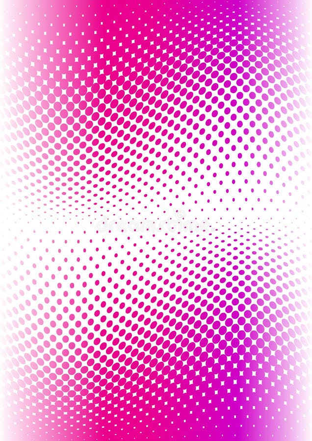 Pink Color Halftone. Vector Stock Vector - Illustration of black ...