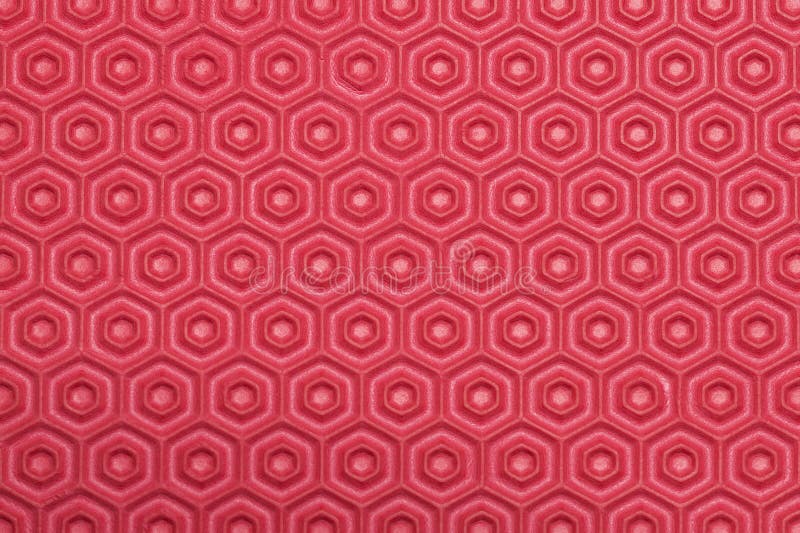 Pink Color Polystyrene Foam Mat Texture with Repetitive Hexagon Pattern ...