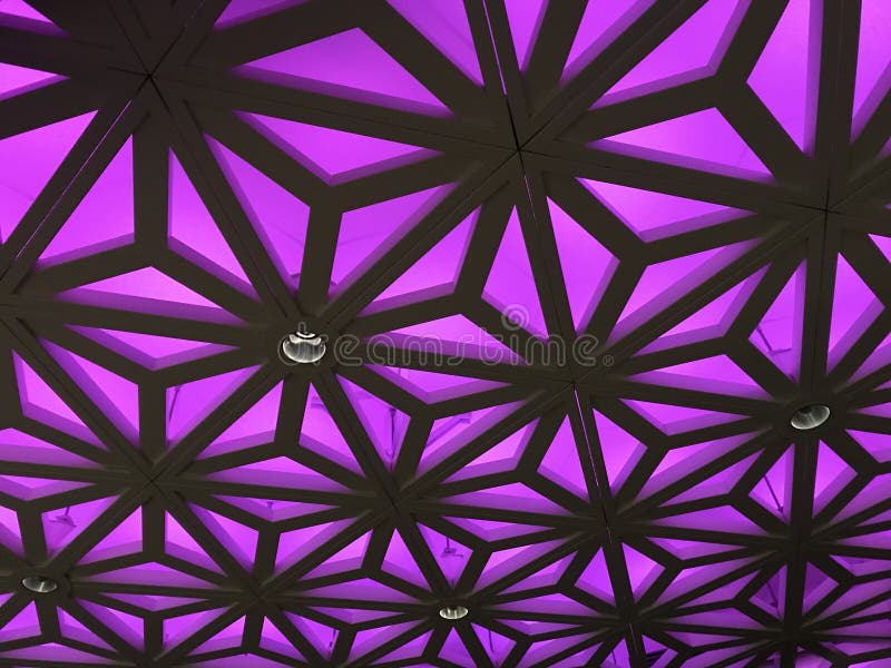 Pink Color Rooftop or Ceiling Pattern Background Stock Image - Image of ...