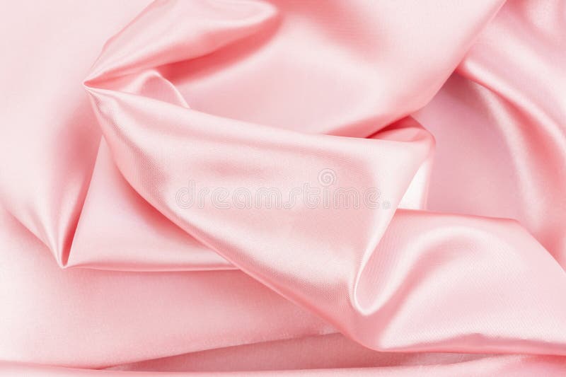 Pink Color Silk Texture As Background Stock Photo - Image of shot ...