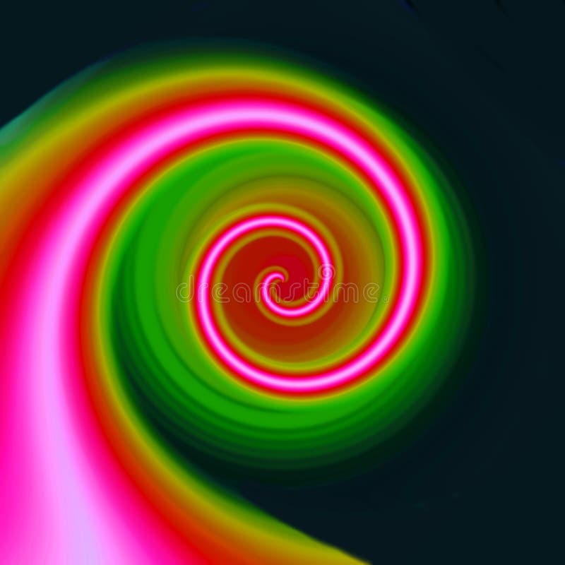 Pink Color Spiral stock illustration. Illustration of popart - 212734