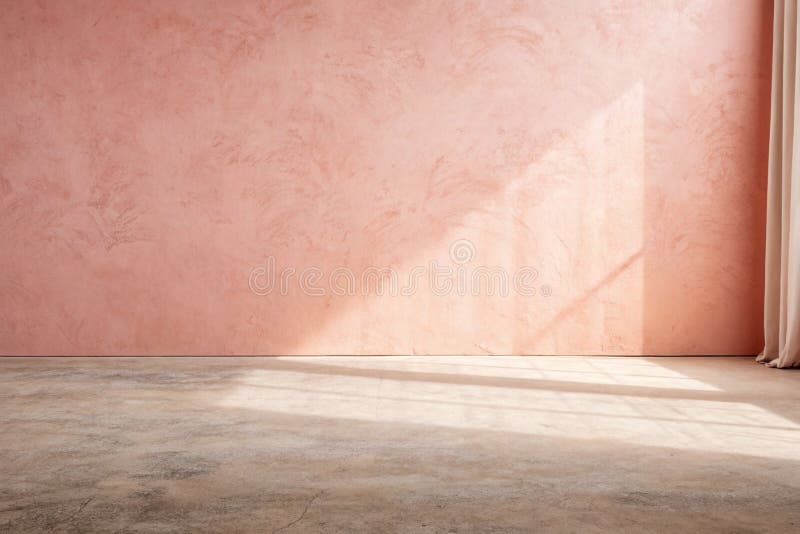 Pink Color Studio Background Stock Illustration - Illustration of ...