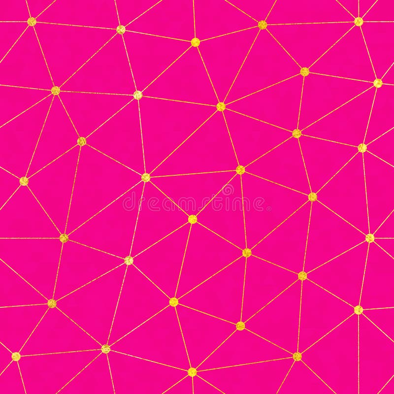 Pink Color Triangle Seamless Pattern Stock Vector - Illustration of ...