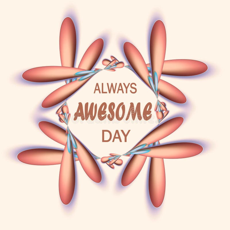 Pink Colored 3d Positive Affirmation and Frame Design Stock ...