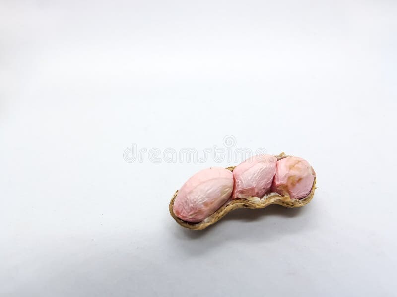 Pink Colors are Two Different Types of Peanut Pods Selective Focus on ...