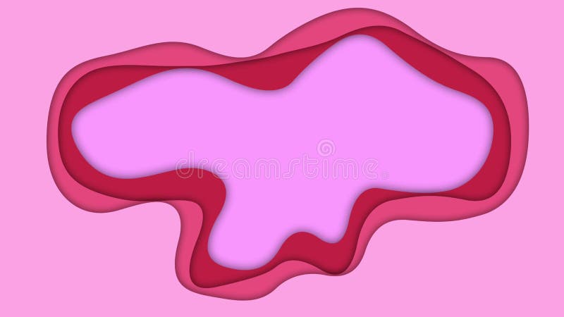 Pink Colour Liquid Motion Layers with Shadow Stock Footage - Video of ...
