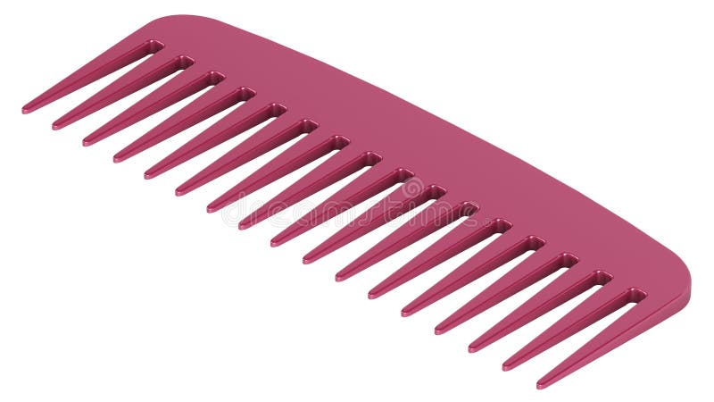Pink comb stock illustration. Illustration of comb, haircare - 23908161