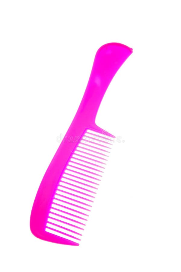 Pink comb stock image. Image of comb, white, macro, groom - 3773707