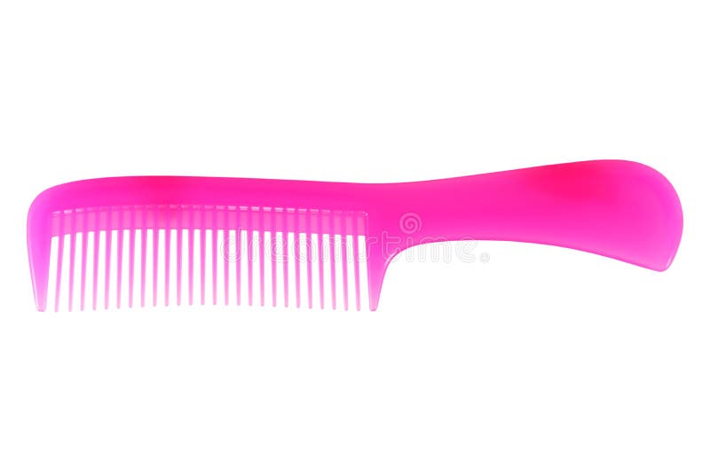 Pink comb stock image. Image of comb, white, macro, groom - 3773707